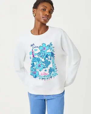 Lilly Pulitzer® Ballad Cotton Sweatshirt - Blue