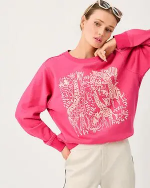 Lilly Pulitzer® Ballad Cotton Sweatshirt - Pink