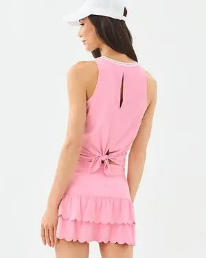 Lilly Pulitzer® Upf 50+ Luxletic Westley Cutout Tank - Conch Shell Pink