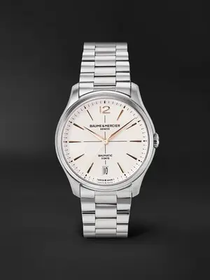 Baume & Mercier Clifton Automatic Stainless Steel Watch, Ref. 10793 - White