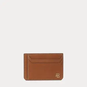 Ralph Lauren Calfskin Card Case - Gold