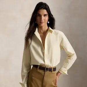 Ralph Lauren Relaxed Fit Cotton-silk Shirt - Full Cream