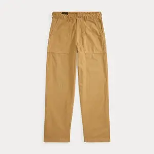 Ralph Lauren Relaxed Fit Reverse Sateen Utility Pant - Camel