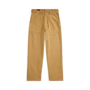 Ralph Lauren Relaxed Fit Reverse Sateen Utility Pant - Camel