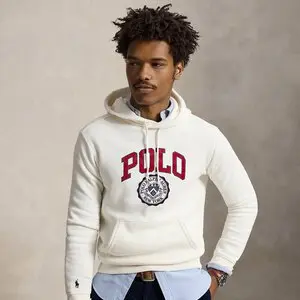 Ralph Lauren Logo Fleece Hoodie - Nevis