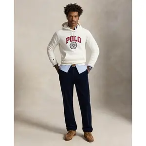 Ralph Lauren Logo Fleece Hoodie - Nevis