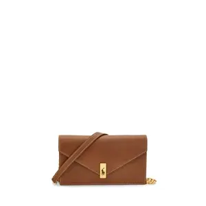 Ralph Lauren Polo Id Leather Chain Wallet & Bag