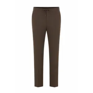 Herno Straight-leg Drawstring Waist Trousers - Brown