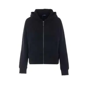 Max Mara Embroidered Logo Zip-up Hoodie