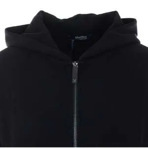 Max Mara Embroidered Logo Zip-up Hoodie