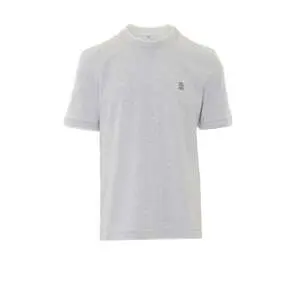 Brunello Cucinelli Faux Layering And Logo T-shirt