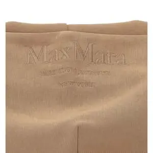Max Mara Zip-up Hooded Sweatshirt With Embroidered Logo - Cream