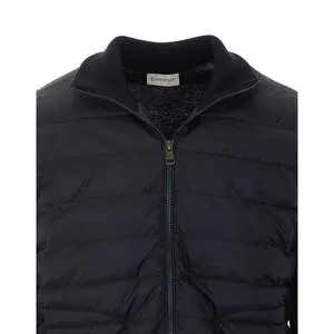Moncler Quilted Logo Cardigan