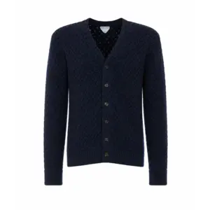 Bottega Veneta Knitted Cardigan - Blue