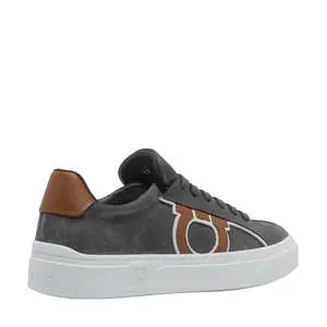 FERRAGAMO Gancini Suede Sneakers