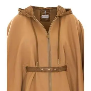 Moncler Logo Padded Cape