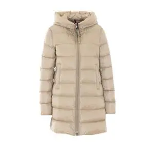 Moncler Suyenne Long Parka - Cream