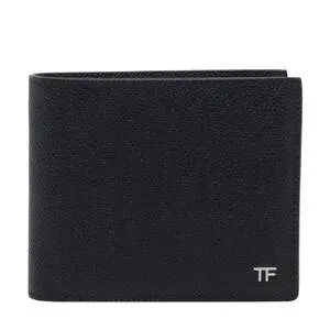 TOM FORD Logo Bifold Wallet - Black