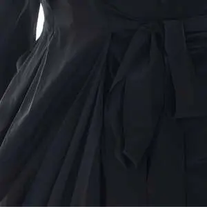 VIVIENNE WESTWOOD Draped V-neck Long-sleeve Belted Dress