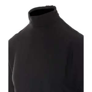 Alaïa Asymmetric Turtleneck Dress With Bow Detail