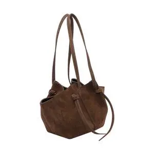 Yuzefi Suede Mochi Shoulder Bag