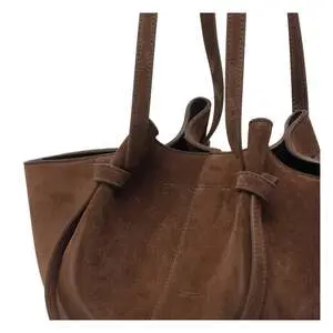Yuzefi Suede Mochi Shoulder Bag