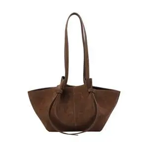 Yuzefi Suede Mochi Shoulder Bag