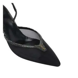Saint Laurent Folie Open Back Pumps