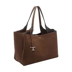 TOD'S Medium Suede Shoulder Bag