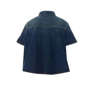 Loewe Short Sleeve Denim Shirt - Blue