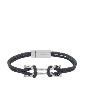 FERRAGAMO Double Gancini Bracelet - Blue