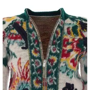 Sacai Floral Jacquard Knit Blouson