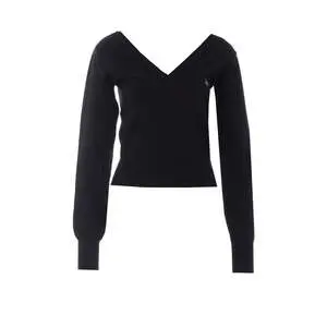 VIVIENNE WESTWOOD Beatrice V-neck Sweater - Black