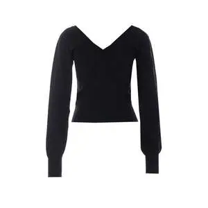 VIVIENNE WESTWOOD Beatrice V-neck Sweater - Black
