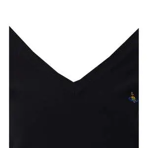 VIVIENNE WESTWOOD Beatrice V-neck Sweater - Black