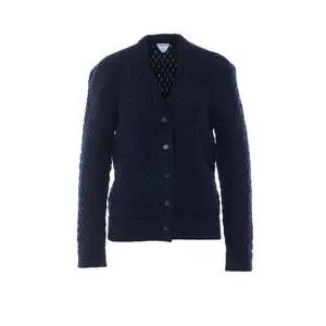 Bottega Veneta Intrecciato Wool Cardigan