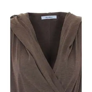 Max Mara Long-sleeve Hooded Cardigan - Brown