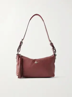 VIVIENNE WESTWOOD Emma Leather Shoulder Bag - Brown
