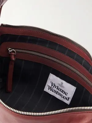 VIVIENNE WESTWOOD Emma Leather Shoulder Bag - Brown