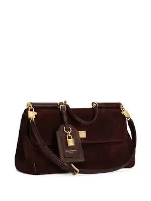 Dolce & Gabbana Medium My Sicily Bag In Split Calfskin