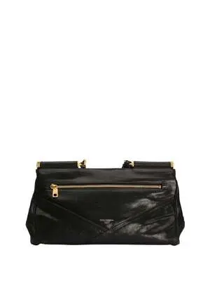 Dolce & Gabbana Biker Patch Calfskin My Sicily Medium Handbag