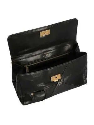 Dolce & Gabbana Biker Patch Calfskin My Sicily Medium Handbag