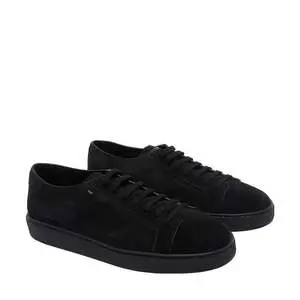 Santoni Suede Lace-up Sneakers