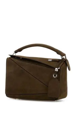 Loewe Leather Small Puzzle Handbag - Brown
