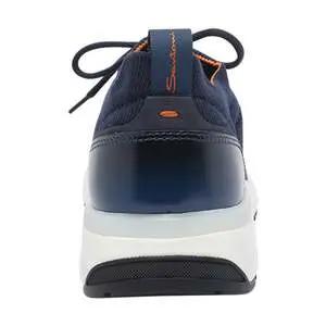 Santoni Flin Sneakers With Leather Details