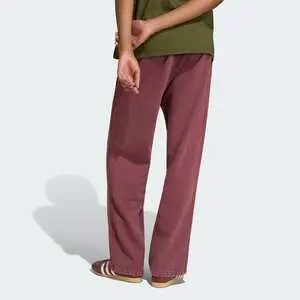 Adidas Trefoil Essentials Loose Fleece Pants - Maroon