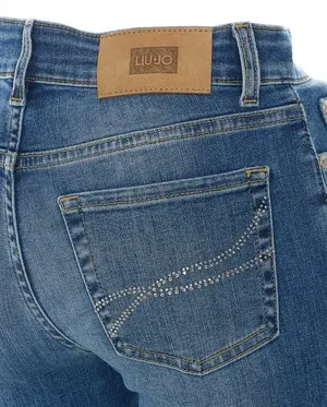 Liu Jo Rhinestone Embellished Flared Jeans
