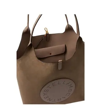Stella McCartney Stella Logo Perforated Tote Bag
