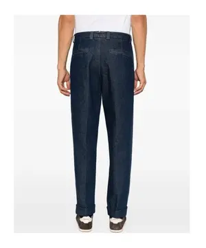 BERWICH Pleated Turned-up Trousers