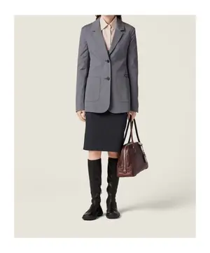 Miu Miu Long-sleeved Suit Jacket
